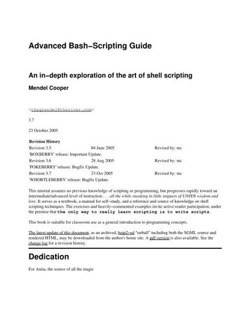 Bash Programmingpdf