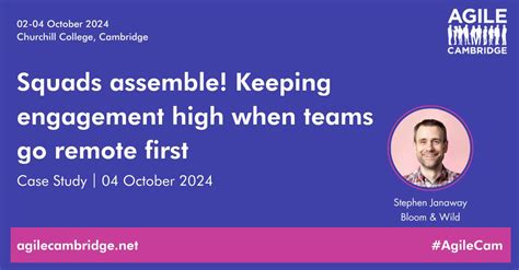 Stephen Janaway On Linkedin Im Getting Excited About Speaking At Agile Cambridge In A Few