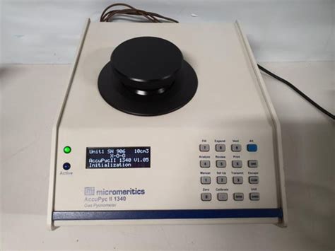 micromeritics accupyc ii 1340 gas pycnometer rescience