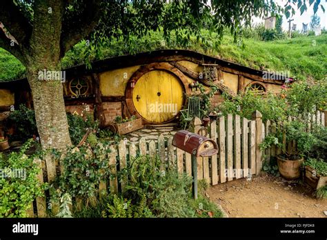 Hobbiton Movie Set Created For Filming The Lord Of The Rings And The
