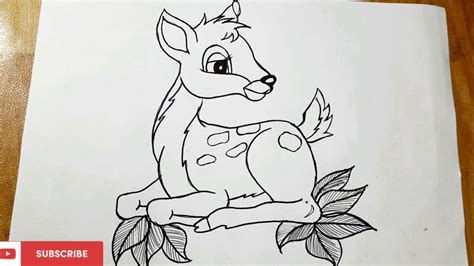 How To Draw A Deer Photos