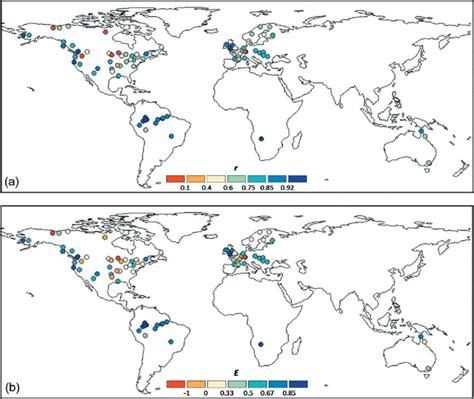 Spatial Representation Of A The Pearson Correlation Coefficient R