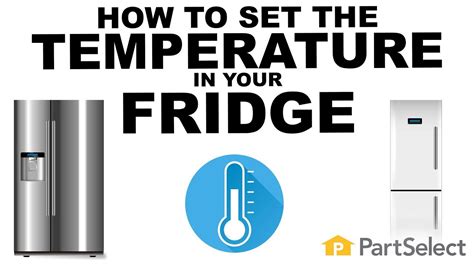 Refrigerator Troubleshooting How To Set The Temperature In Your Fridge