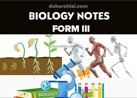 Biology Notes Form 3 Three All Topics
