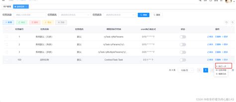 使用ruoyi设置定时任务 ruoyi任务管理 csdn博客