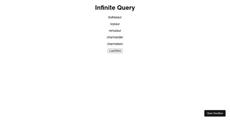Reactquery Useinfinitequery Codesandbox