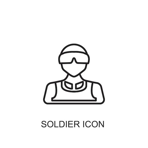 Premium Vector Soldier Vector Icon Icon