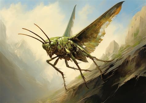 Premium Ai Image Grasshopper