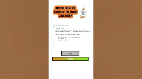 Guess The Output Of The Java Code 10 Computer Programminglanguage
