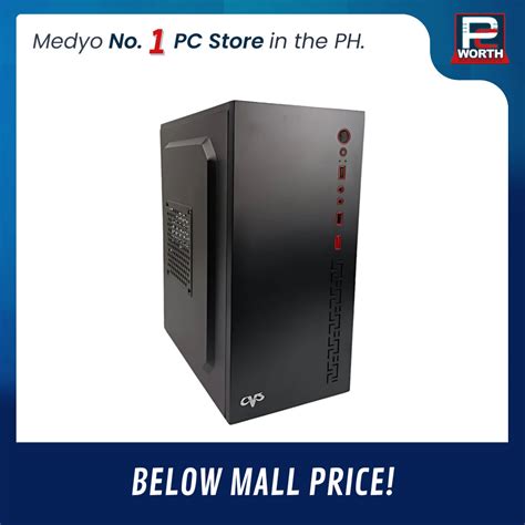 Cvs 1722 Computer Case Black With 750w Psu Matx No Fans Pc Worth
