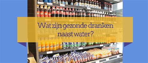 Gezonde Dranken Lijst Naast Water