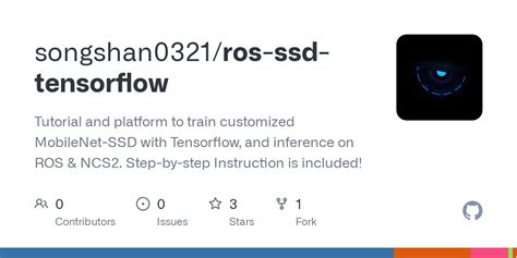 Github Songshan Ros Ssd Tensorflow Tutorial And Platform To Train Customized Mobilenet