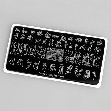 Пластина для стемпинга Swanky Stamping 070 - «Пластина для стемпинга со ...