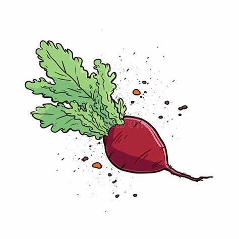 Beetroot Hand Drawn Illustration Beetroot Vector Doodle Style Cartoon Illustration Stock Image