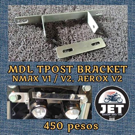 Mini Driving Light T Post Bracket Nmax V1v2 And Aerox V2 Lazada Ph