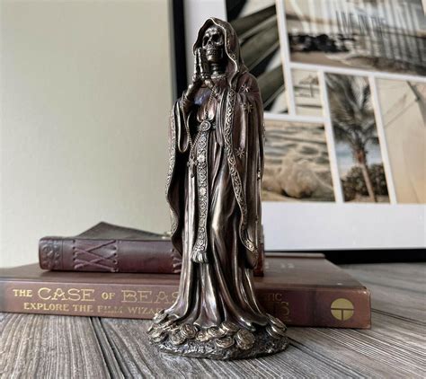 Santa Muerte Rosario Prayer Altar Statue Figurine T 4663263176