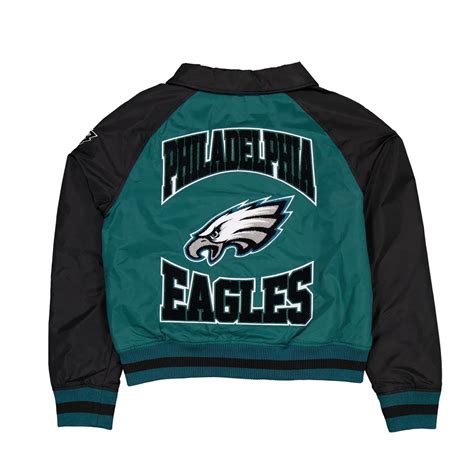 Greenblack Philadelphia Eagles Throwback Jacket