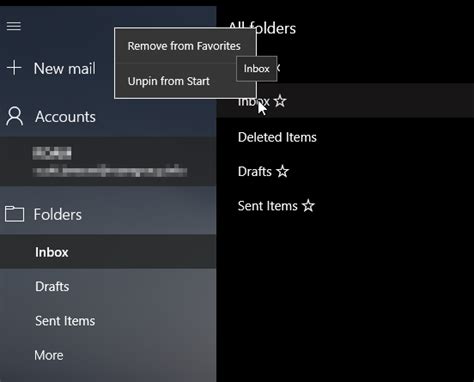 cannot create folders subfolders in windows 10 mail super user