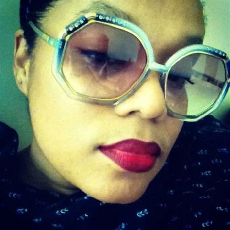 My Favorite Glasses I Found Them Thrifting In Jeddah And My Favorite Lipstick Ruby Woo Eye