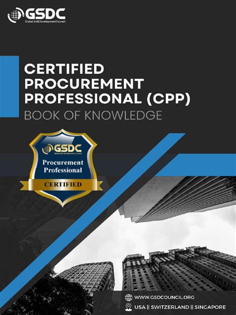 Certified Procurement Professional Certification Cpp Bok Pdf Procurement Regression Analysis