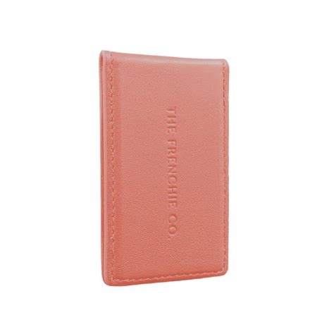The Frenchie Co 2 In 1 Airtag Money Clip Full Grain Italian