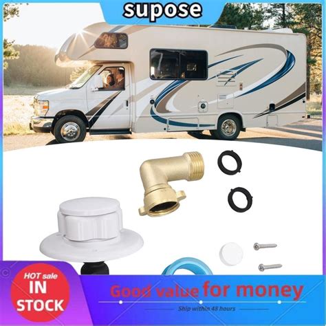 Supose Rv Water Fill Inlet Kit Backflow Preventer Portable Connection