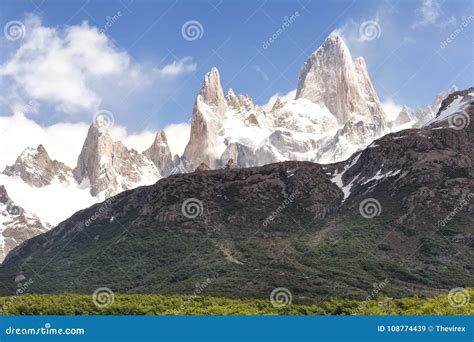 Mount Fitz Roy Patagonia Argentina Stock Image Image Of Famous