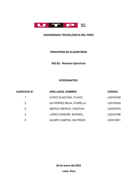 algoritmos s3 universidad tecnolÓgica del perÚ principios de