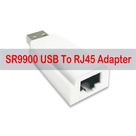 Sr9900 Usb Rj45 Adaptateur Wifi Usb Dongle Usb Rj45 Ethernet Carte Réseau Antenne Pour
