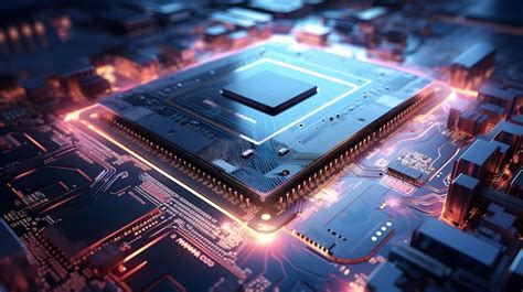 Premium Ai Image Central Computer Processors Cpu Concept Motherboard