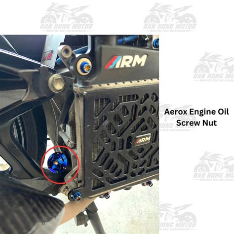 Aerox Nmax Sniper Y15 Y16 Honda Rsx 150 Engine Oil Cap Titanium Screw