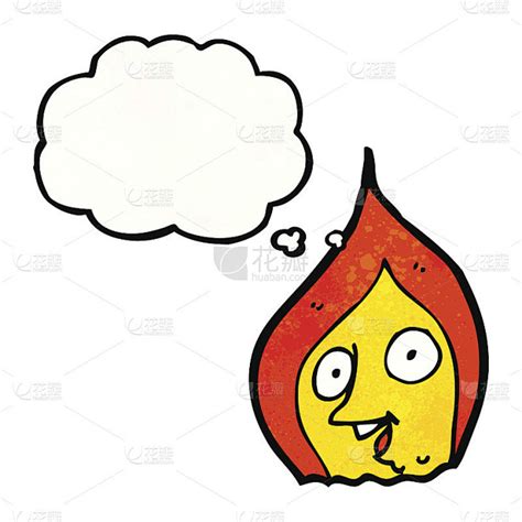 卡通的火焰