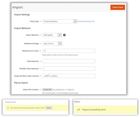 Magento Export Import Product Attributes Extension Bulk CSV Ulmod