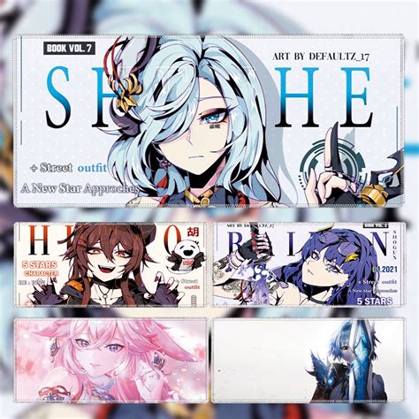 Mua Raiden Shogun Shadow Genshin Impact Mouse Pad Games Eula Yae Miko Computer Keyboard Ganyu