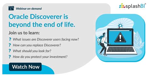 Splashbi On Linkedin Stuck With Oracle Discoverer 4 Things You Need