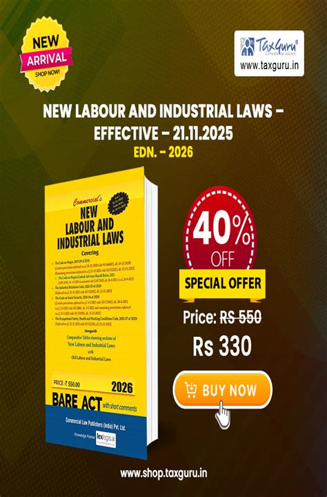 New Labour And Industrial Laws 2026 35 Off Free Shipping