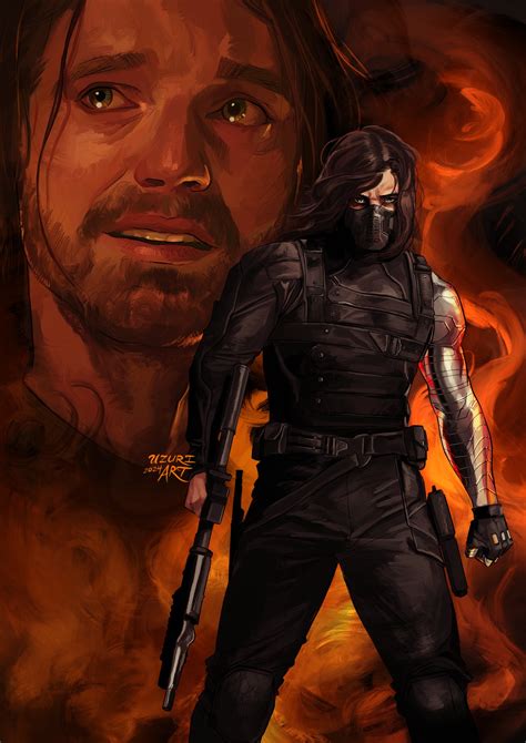 Bucky Barneswinter Soldier” By Uzuri Art Nerds Love Art