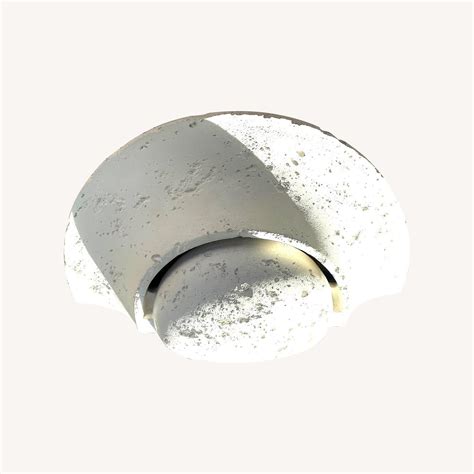 Mid Century Neoclassical Plaster Sconce Shell Aptdeco