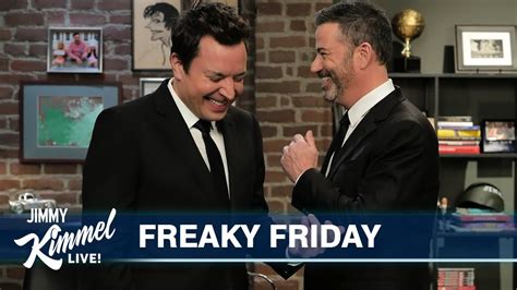 Behind The Scenes Of Jimmy Kimmel And Jimmy Fallons April Fools Swap