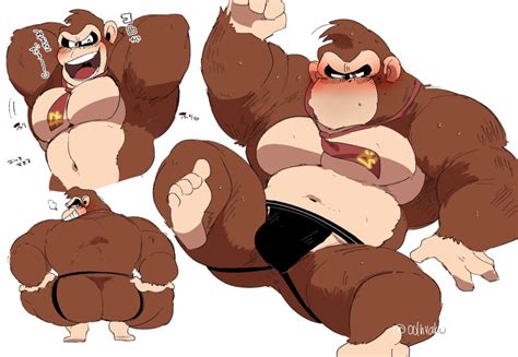 Rule 34 Anthro Balls Bara Barazoku Blush Bulge Donkey Kong Donkey