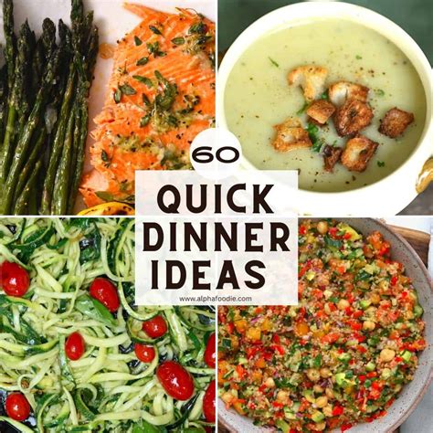 60 Healthy Dinner Ideas In 30 Minutes Or Less Alphafoodie