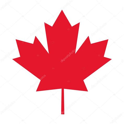 Canada Flag Leaf Vector National Flag Of Canada Red And White