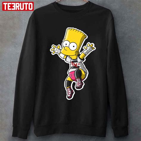 The Simpsons Cm Punk Bart Unisex T Shirt Teeruto