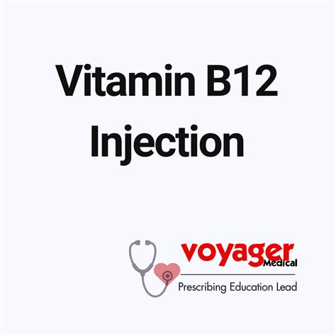 Vitamin B12 Injection Voyager Medical