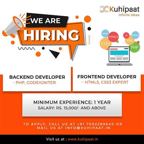 frontenddeveloper hiring javascript html php developer wordpress