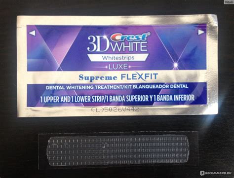 Отбеливающие полоски для зубов Crest Whitestrips Luxe Supreme FLEXFIT ...