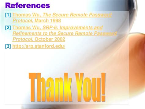 Ppt The Secure Remote Password Protocol Srp Powerpoint Presentation Id778870