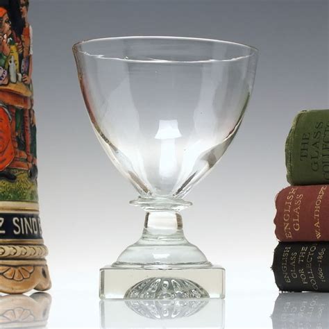 Georgian Lemon Squeezer Glass Rummer C1800 Drinking Glasses Exhibit Antiques