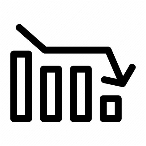 Decrease Down Fail Fall Optimize Graph Icon Download On Iconfinder