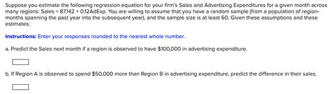 Solved Suppose You Estimate The Following Regression